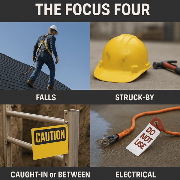 The Focus Four: What Really Hurts People on a Job Site | Between the ...